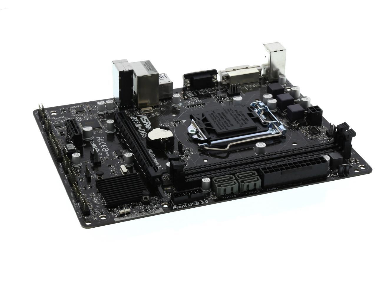 ASRock B85M-DGS LGA 1150 Micro ATX Intel Motherboard - Newegg.com