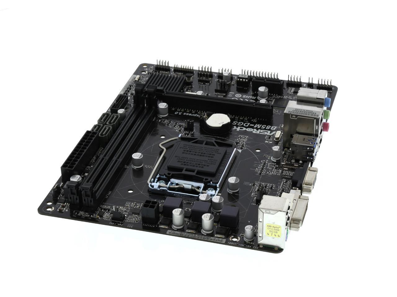 ASRock B85M-DGS LGA 1150 Micro ATX Intel Motherboard - Newegg.ca