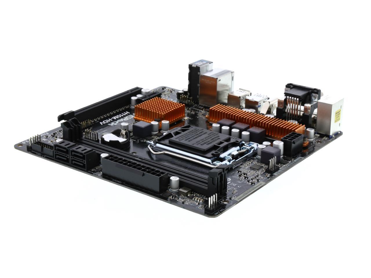 ASRock H110M-HDV R3.0 LGA 1151 Micro ATX Motherboards - Intel - Newegg.com