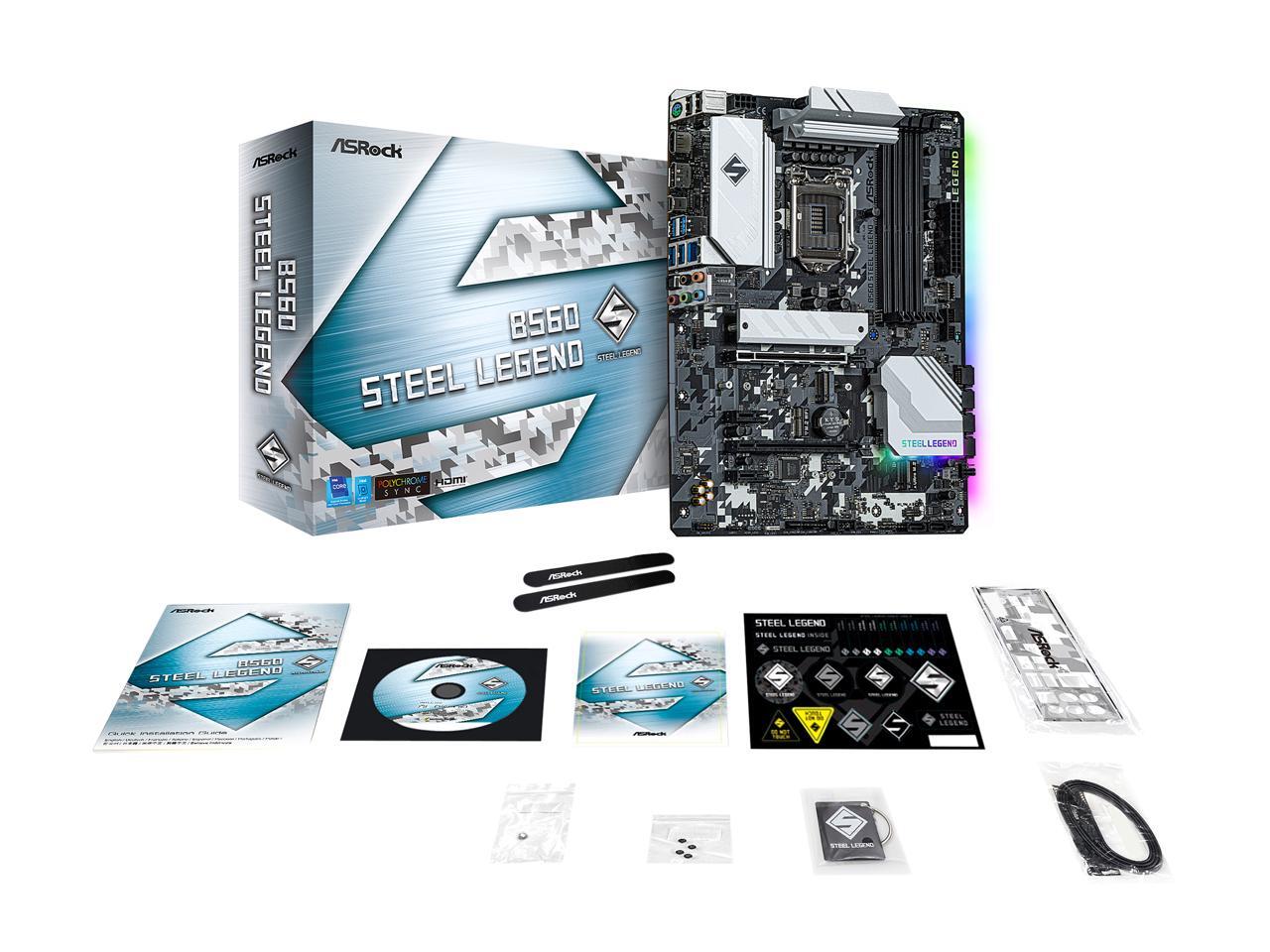 ASRock B560 Steel Legend LGA 1200 ATX Intel Motherboard - Newegg.ca