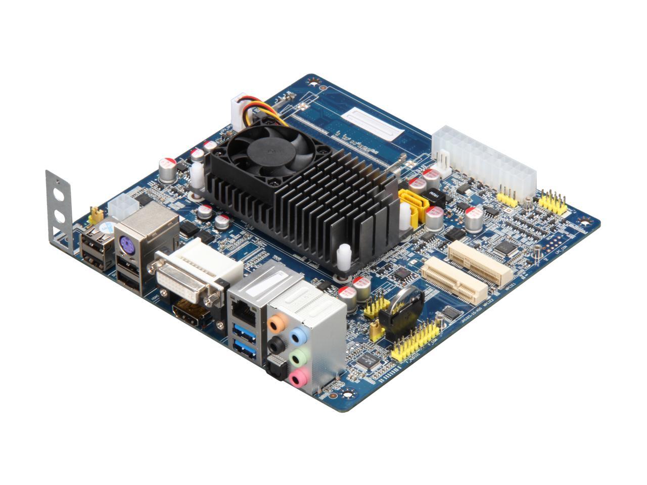 Giada MI-E350-01 AMD E-350 APU (1.6GHz, Dual-Core) Mini ITX Motherboard ...