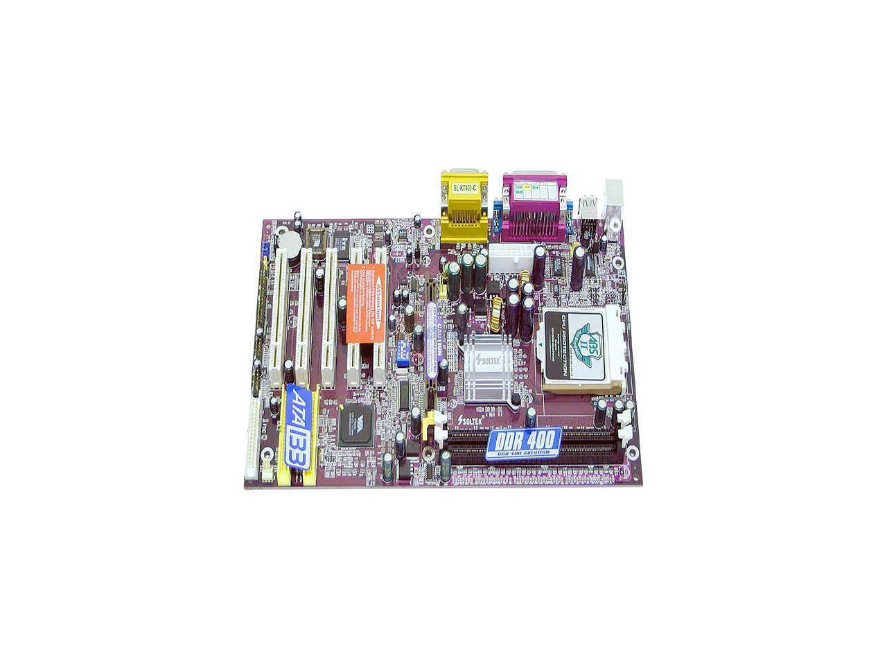 SOLTEK SL-KT400-C 462(A) ATX AMD Motherboard - Newegg.com