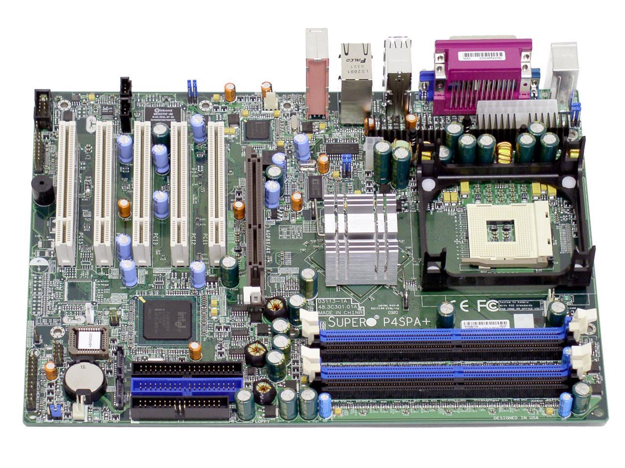 SUPERMICRO MBD-P4SPA+-O ATX Server Motherboard - Newegg.com