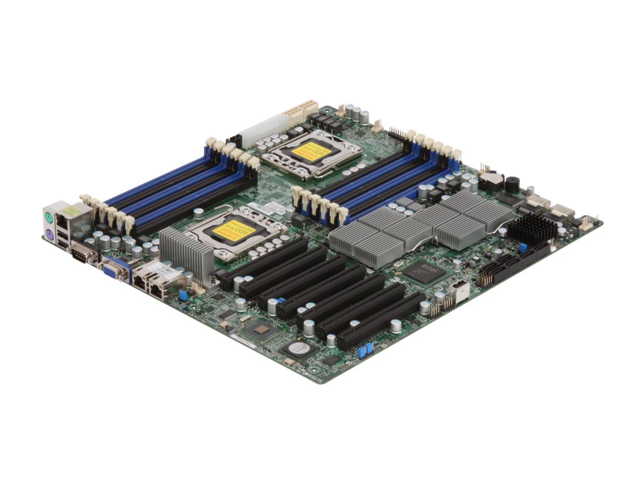 SUPERMICRO MBD-X8DTH-6F-O Dual LGA 1366 Intel 5520 Extended ATX Dual ...