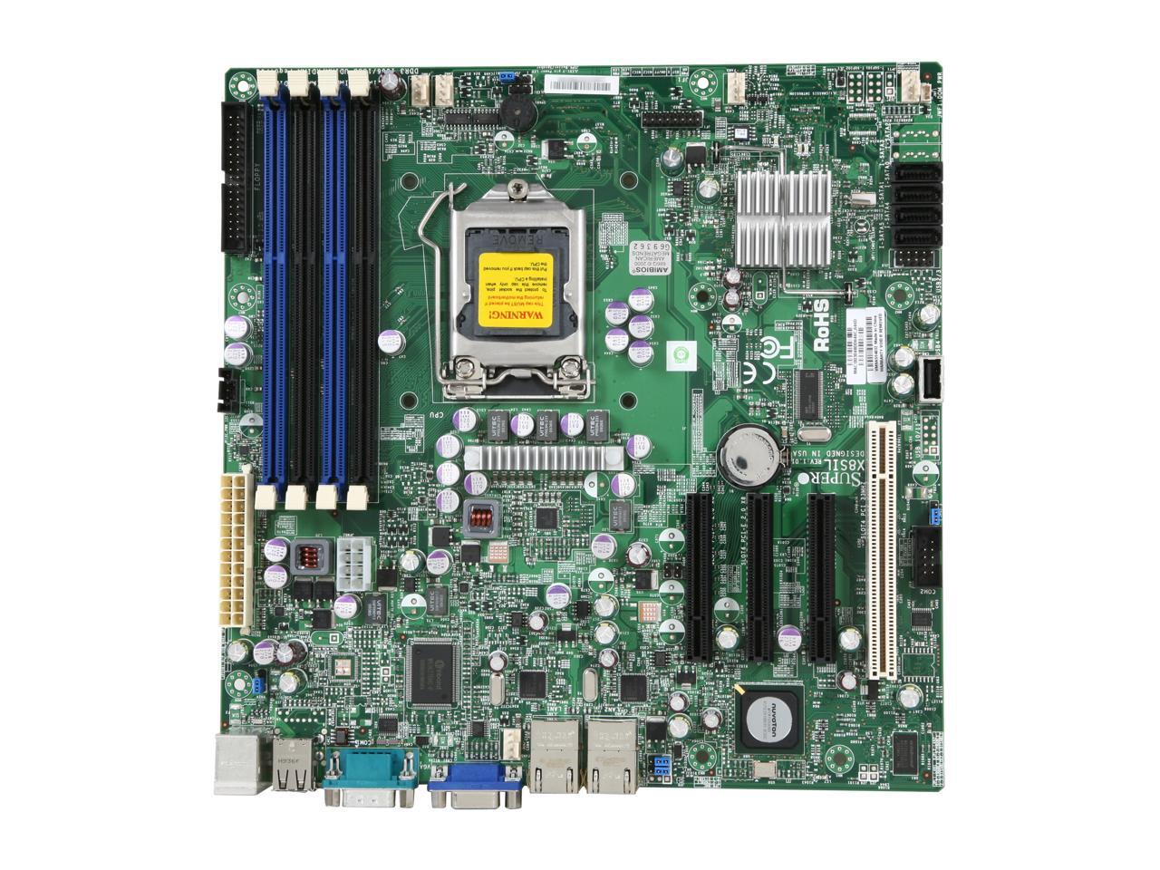 SUPERMICRO MBD-X8SIL-O Micro ATX Server Motherboard - Newegg.com