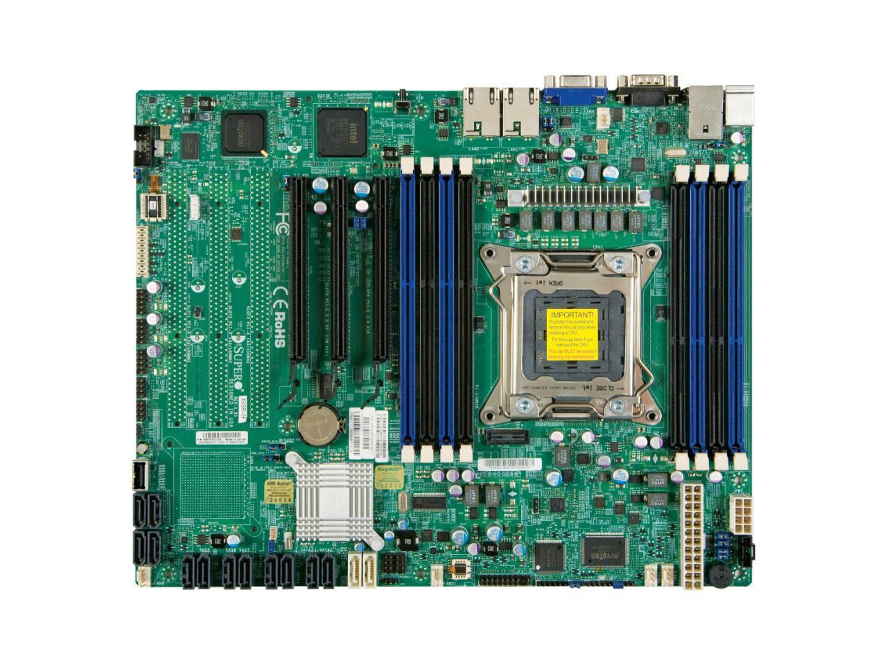 Supermicro X9SRi-F Server Motherboard - Intel C602 Chipset - Socket R ...