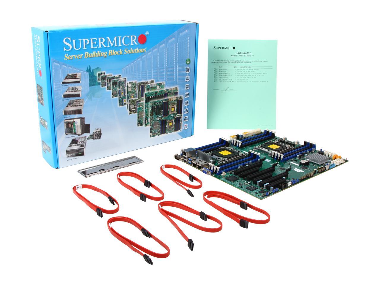 SUPERMICRO MBD-X10DRI-O Extended ATX Xeon Server Motherboard - Newegg.com