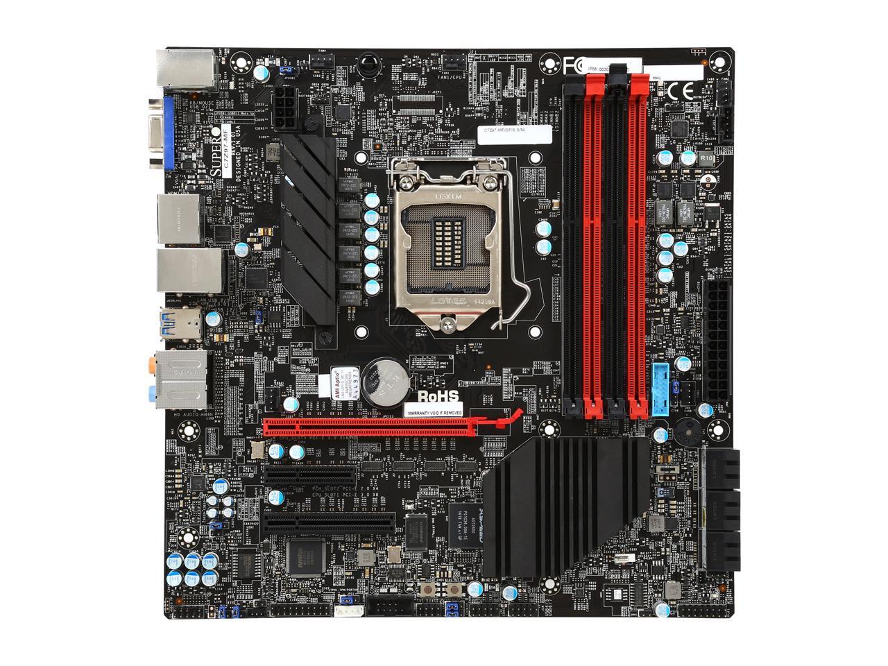 SUPERMICRO MBD-C7Z97-MF Micro ATX Server Motherboard - Newegg.com