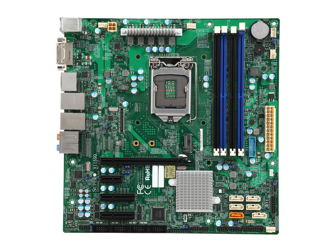 SUPERMICRO MBD-X11SSQ-O Micro ATX Server Motherboard - Newegg.com