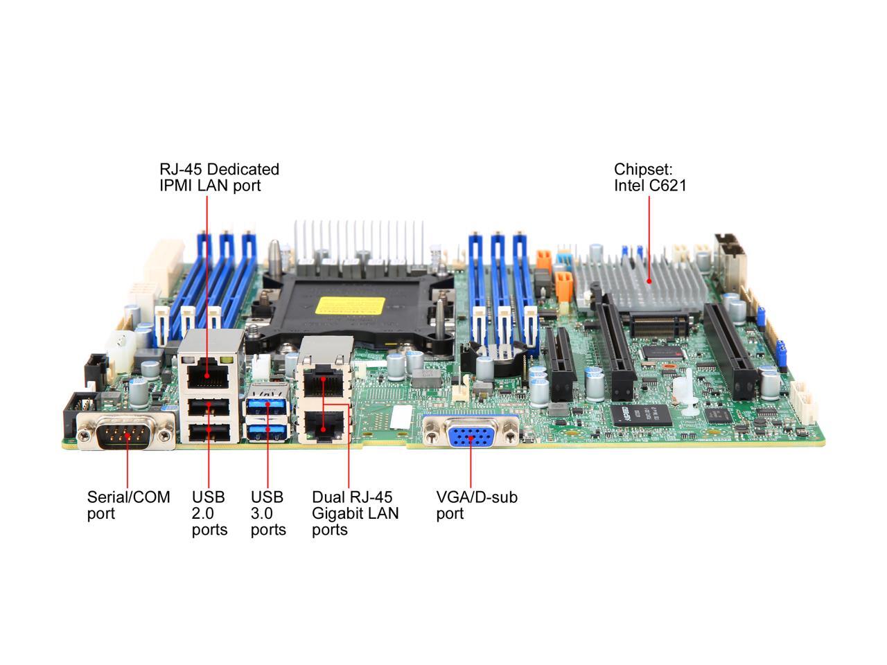 SUPERMICRO MBD-X11SPM-F-O Micro ATX Server Motherboard - Newegg.ca