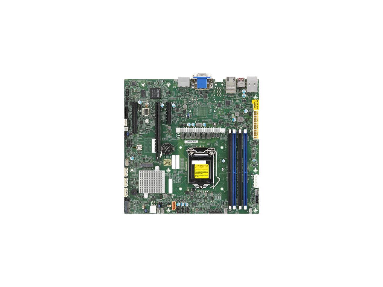 SUPERMICRO MBD-X12SCZ-QF-O Micro ATX Server Motherboard - Newegg.ca