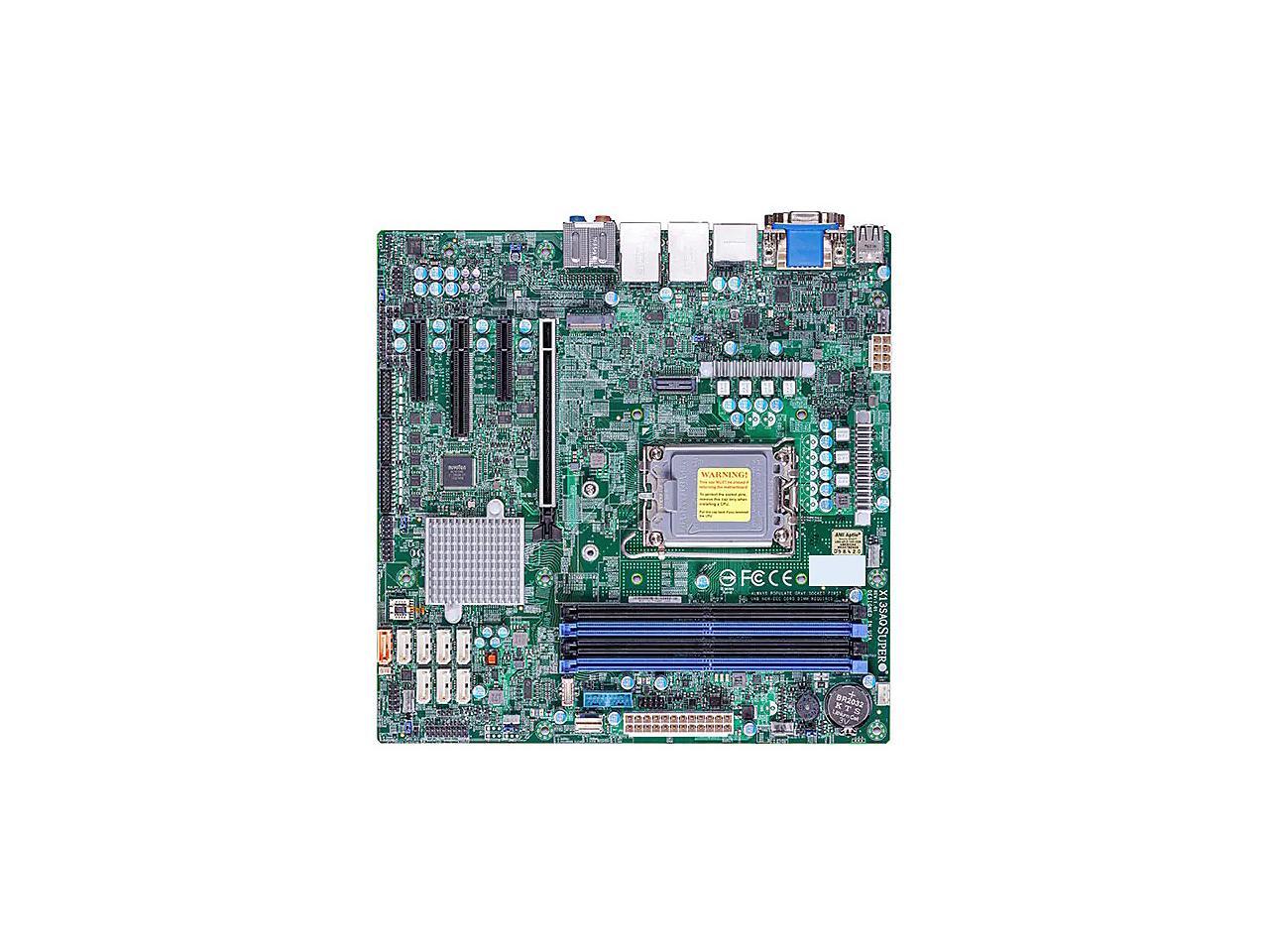 SUPERMICRO MBD-X13SAQ-O Micro ATX Server Motherboard - Newegg.ca