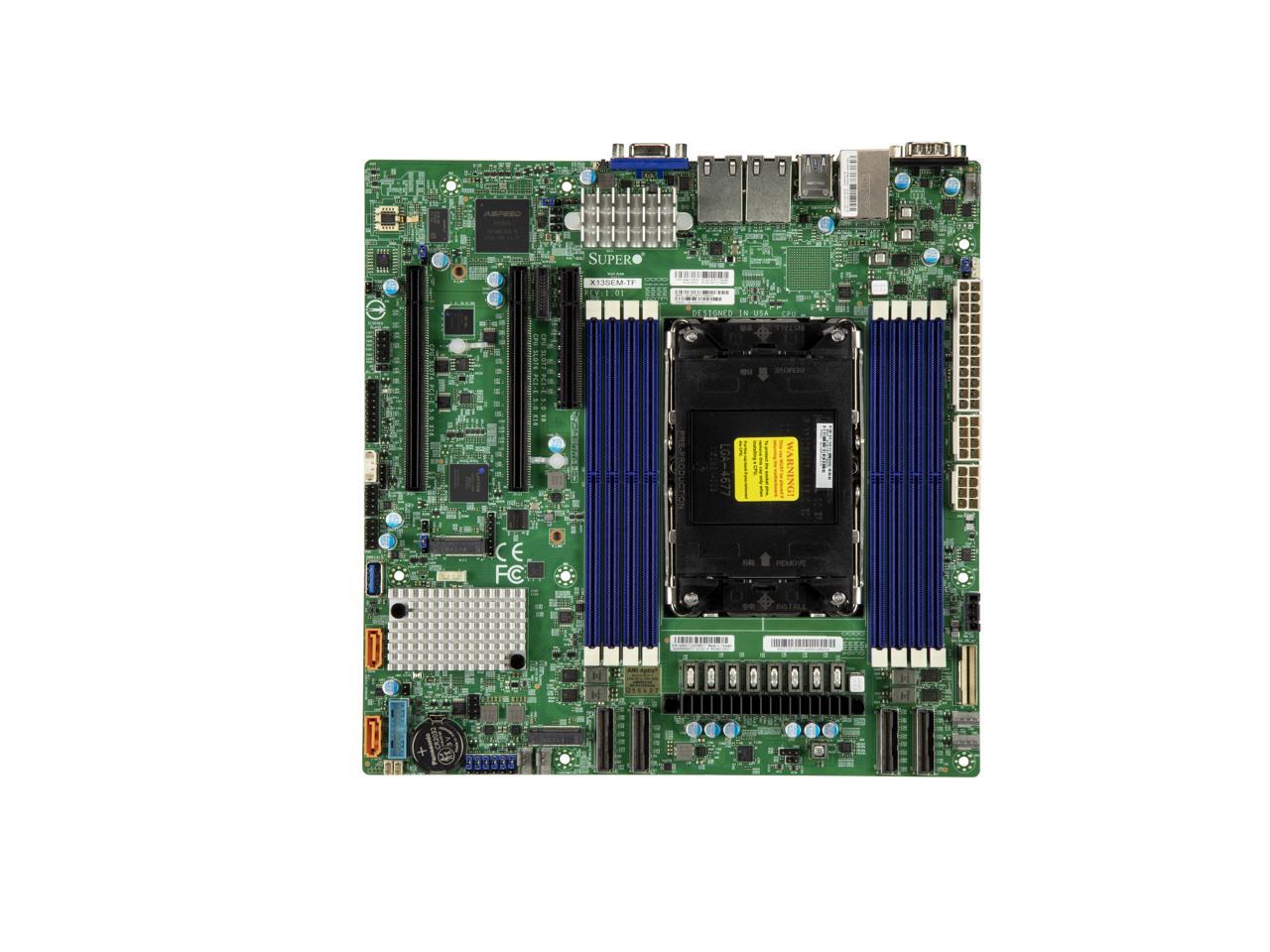 Supermicro Server Motherboard MBD-X13SEM-TF-O, 4th Gen Intel® Xeon ...