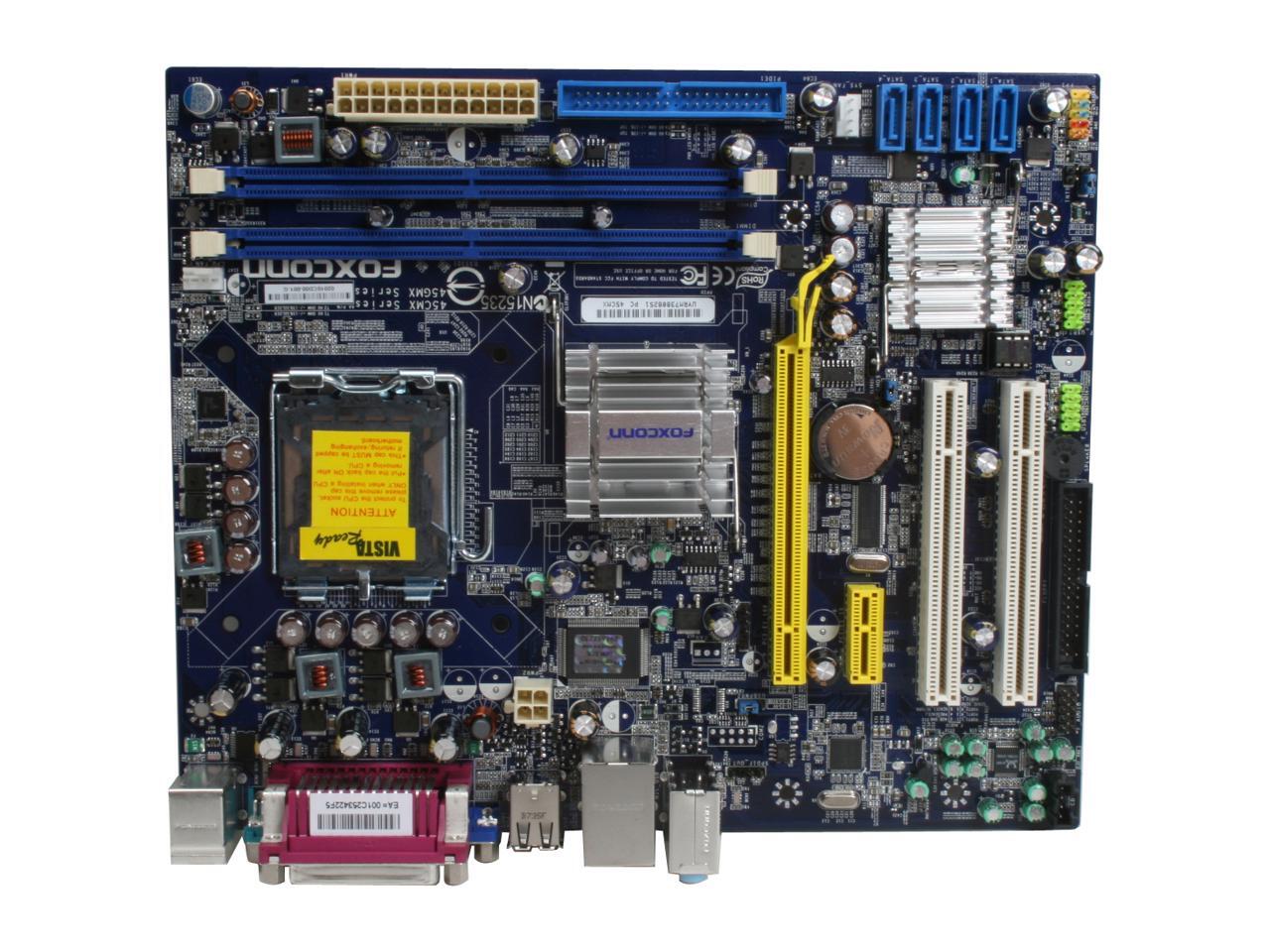 Foxconn 45CMX Socket T (LGA775) Micro ATX Intel Motherboard - Newegg.com
