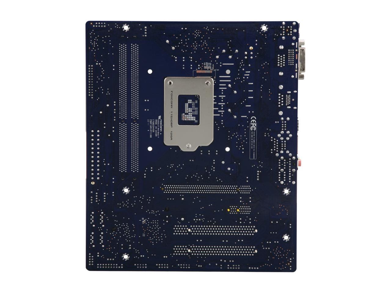 Foxconn H61MX LGA 1155 Micro ATX Intel Motherboard - Newegg.com