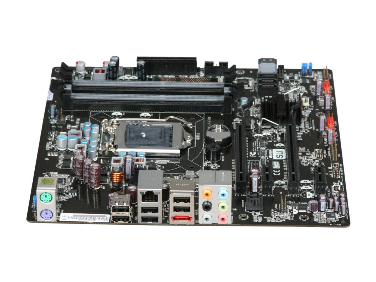 EVGA P55V 120-LF-E651-TR LGA 1156 Intel P55 Micro ATX Intel Motherboard ...
