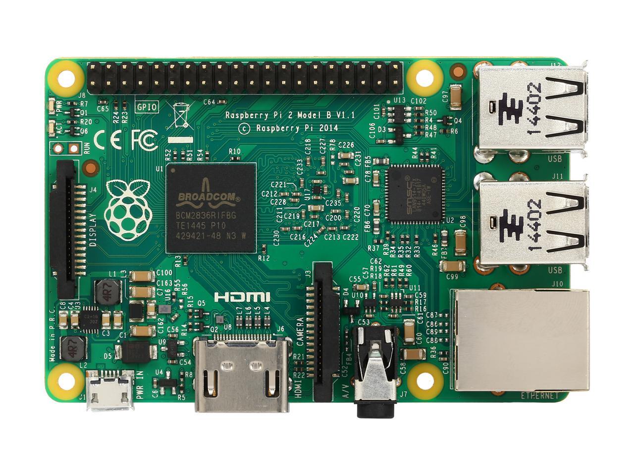 Raspberry Pi 2 Model B ARM7 900Mhz CPU Board - Newegg.com Raspberry Pi 2 Model B ARM7 900Mhz CPU Board - Newegg.com