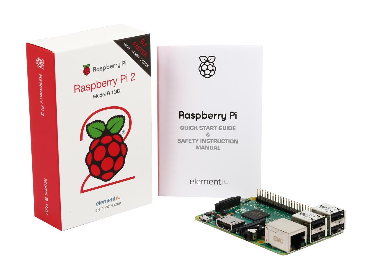 Raspberry Pi 2 Model B ARM7 900Mhz CPU Board - Newegg.com Raspberry Pi 2 Model B ARM7 900Mhz CPU Board - Newegg.com
