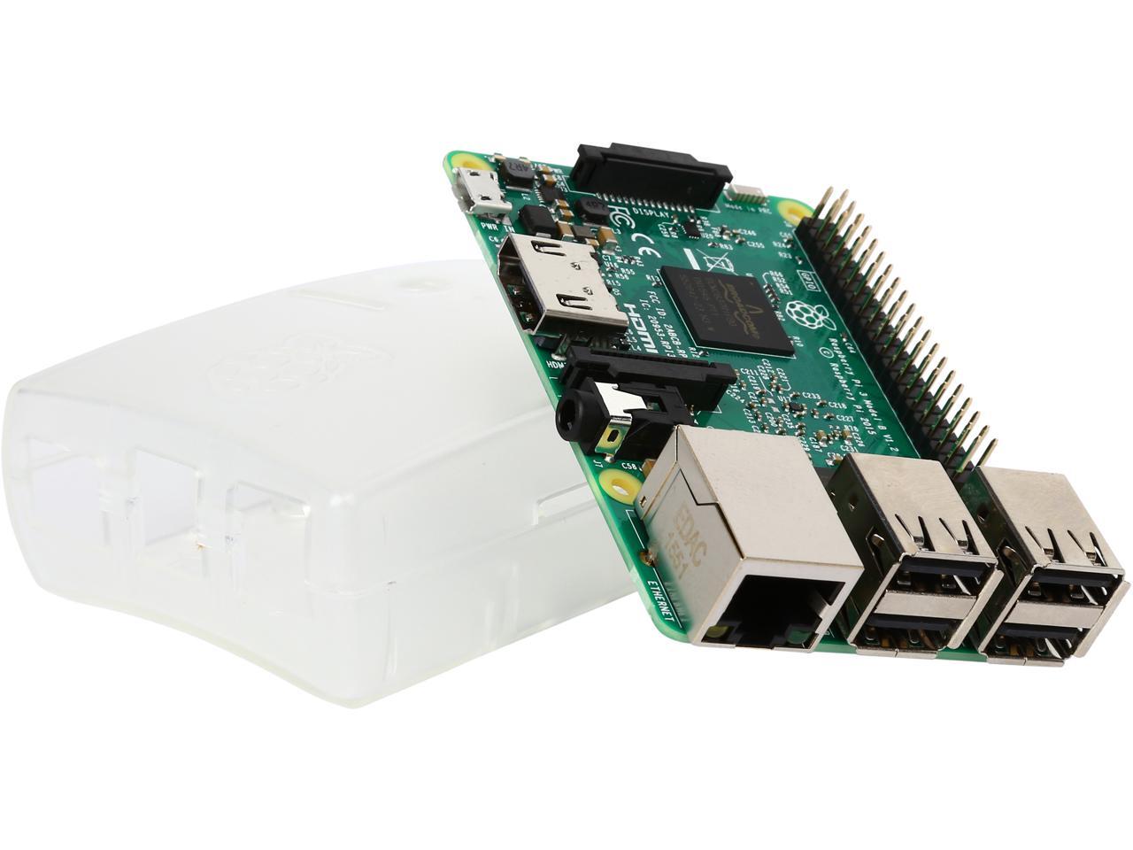 Raspberry Pi 3 83-16560RK Board and Case Kit - Newegg.ca Raspberry Pi 3 83-16560RK Board and Case Kit - Newegg.ca