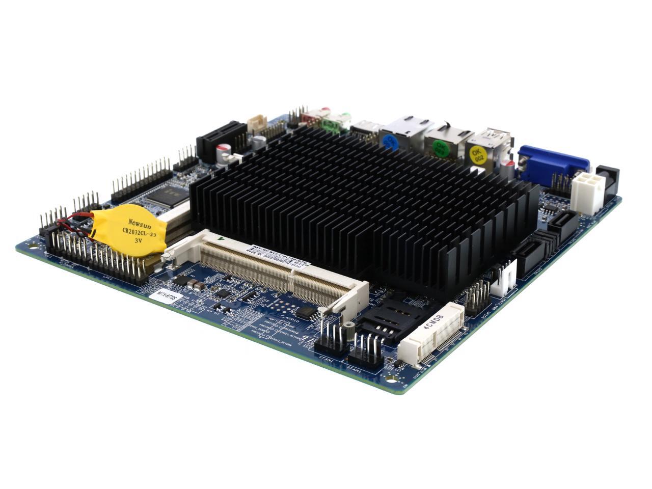 Habey MITX-6770 Intel Celeron (bay Trail) Quad Core J1900 Thin Mini-itx Embedded Server Board ...