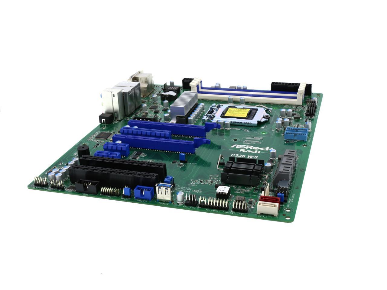 ASRock Rack C236 WS ATX Server Motherboard LGA 1151 Intel C236 - Newegg.com