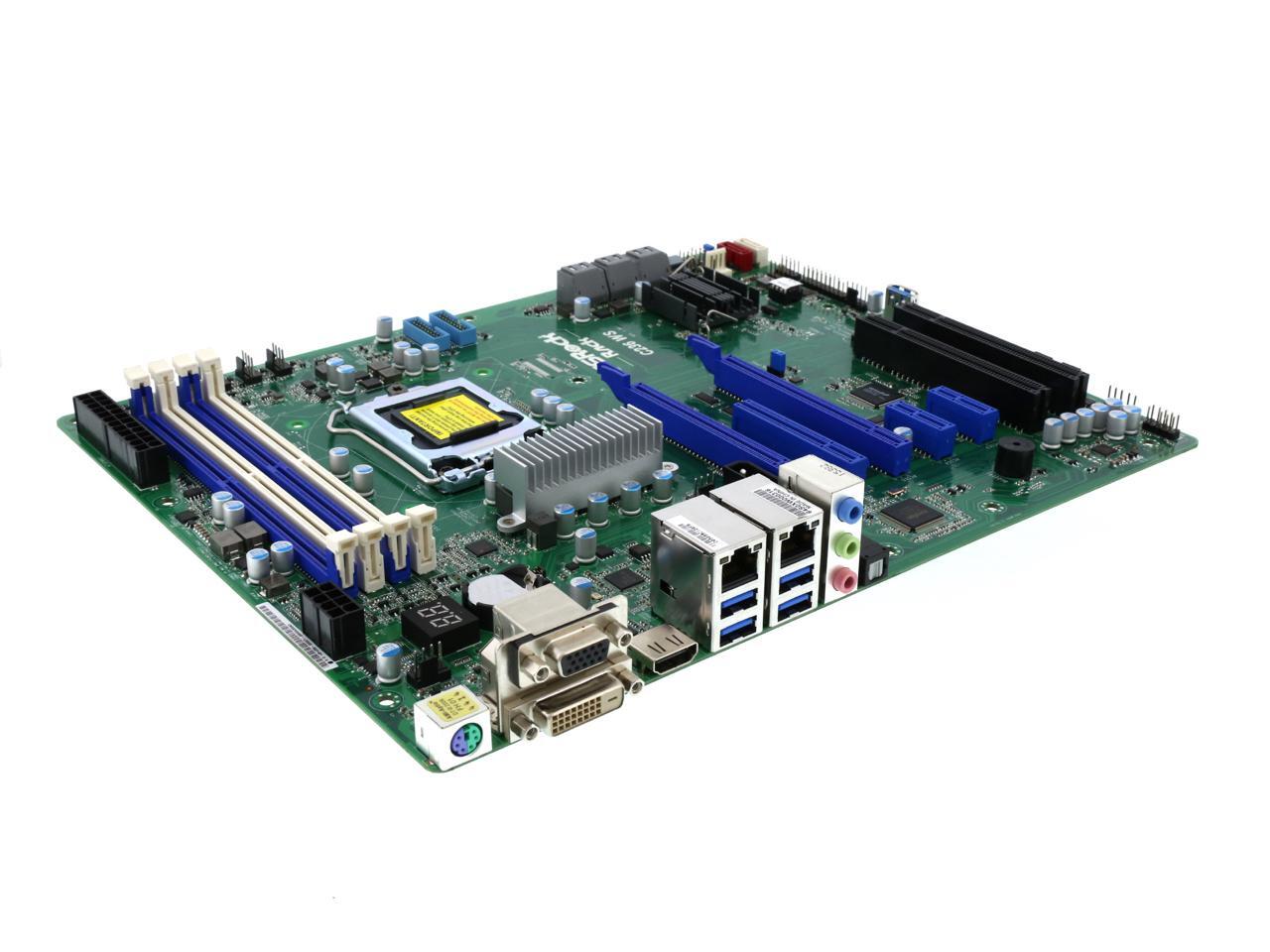 ASRock Rack C236 WS ATX Server Motherboard LGA 1151 Intel C236 - Newegg.com