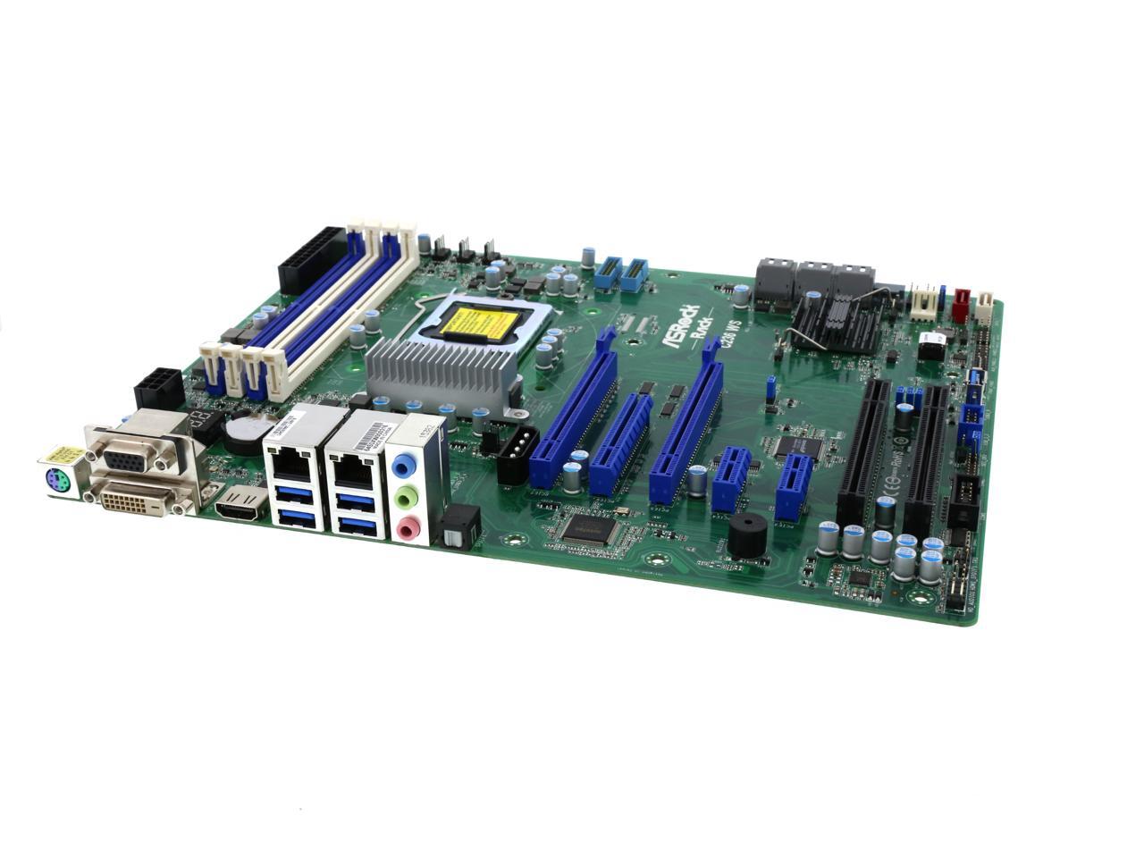 ASRock Rack C236 WS ATX Server Motherboard LGA 1151 Intel C236 - Newegg.com