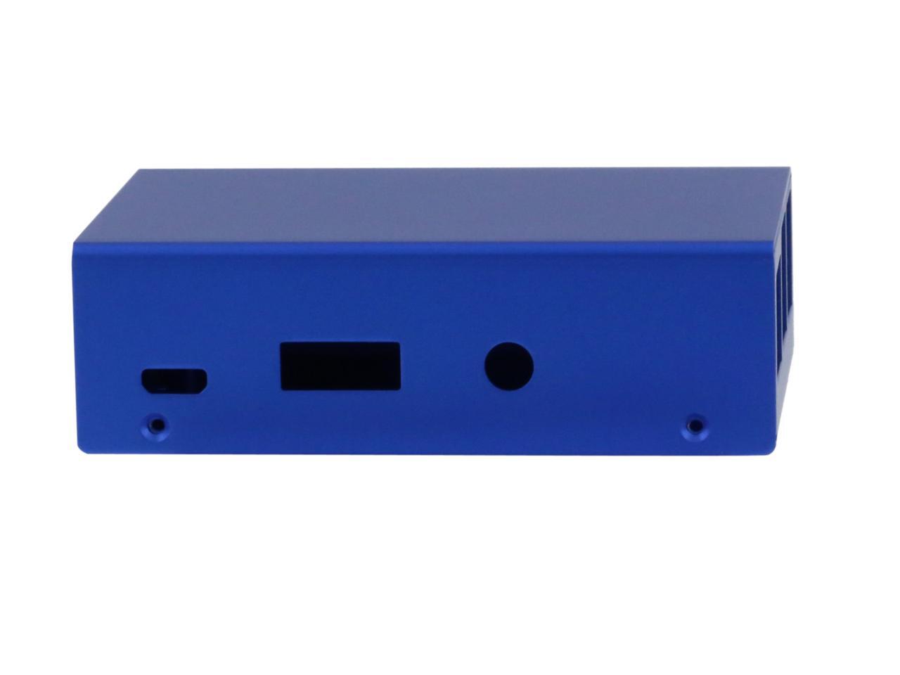 Micro Connectors RAS-03BLPWR-PI Aluminum Raspberry Pi 3 Case for Model ...