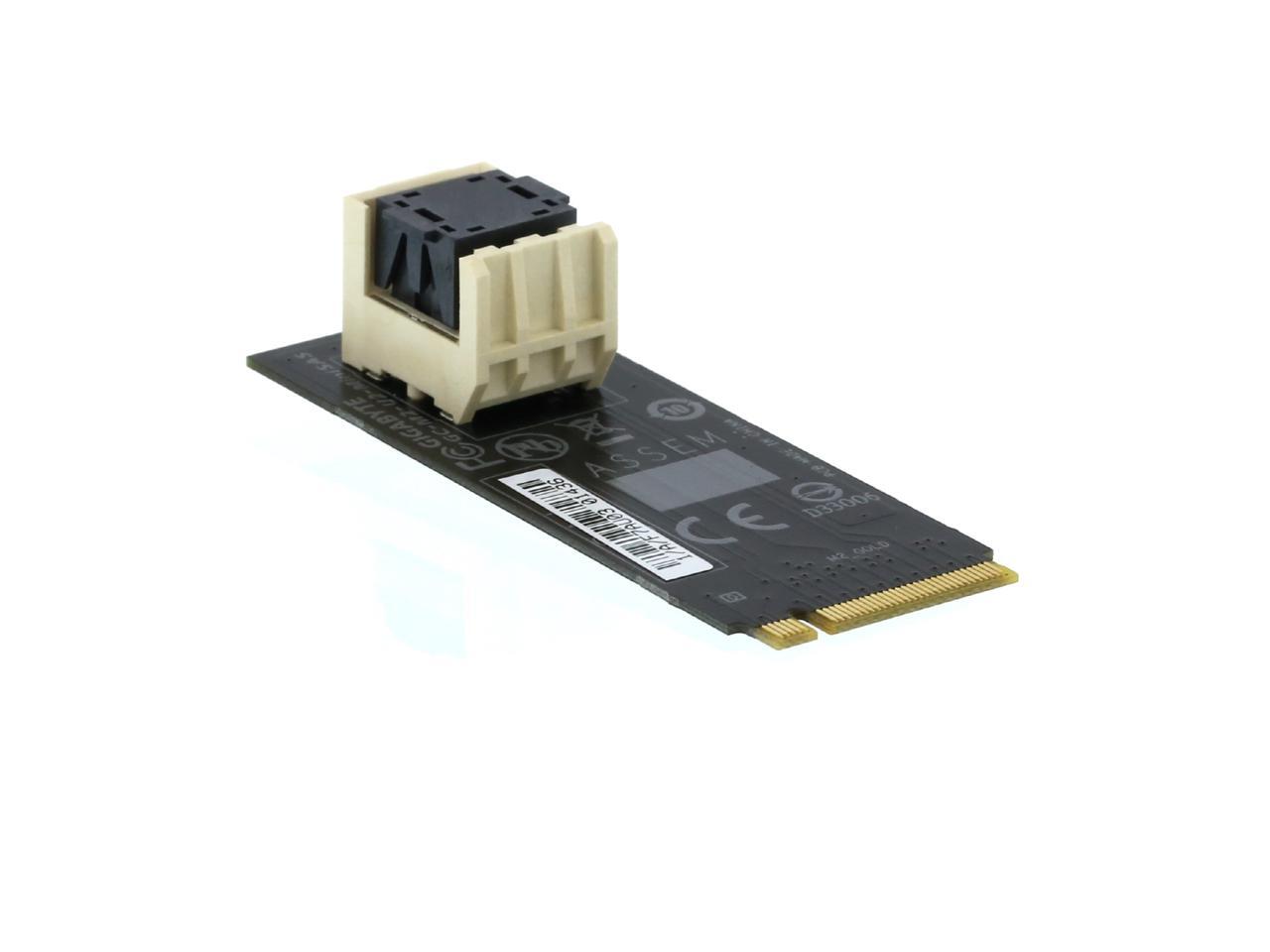 GIGABYTE Model GC-M2-U2-MiniSAS M.2 to U.2-Mini-SAS Add-in Card ...