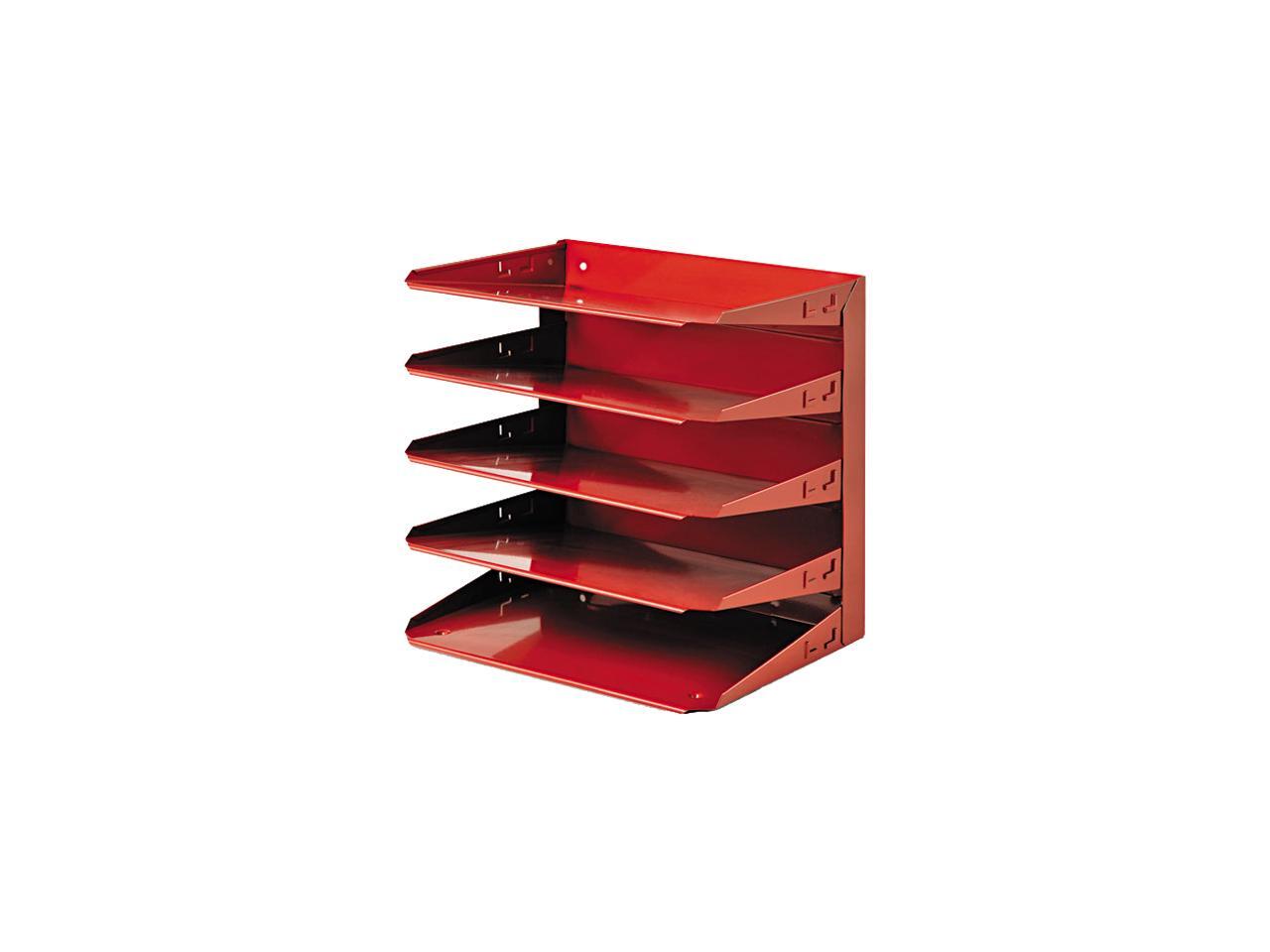 SteelMaster 26425L007 Soho Horizontal Organizer, Letter, Five Tier ...