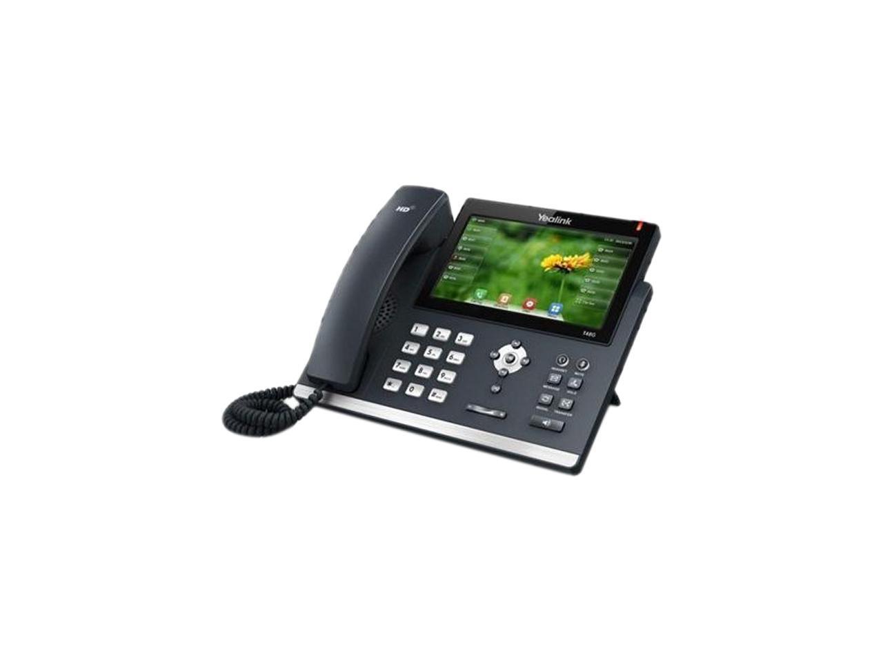 YEALINK YEA-SIP-T48G Yealink Ultra-Elegant Touchscreen Gigabit IP Phone - Newegg.com