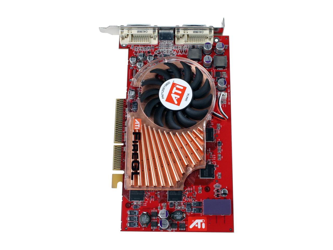 ATI FireGL X3-256 FireGL X3 256MB 256-bit GDDR3 AGP 4X/8X HDCP Ready ...