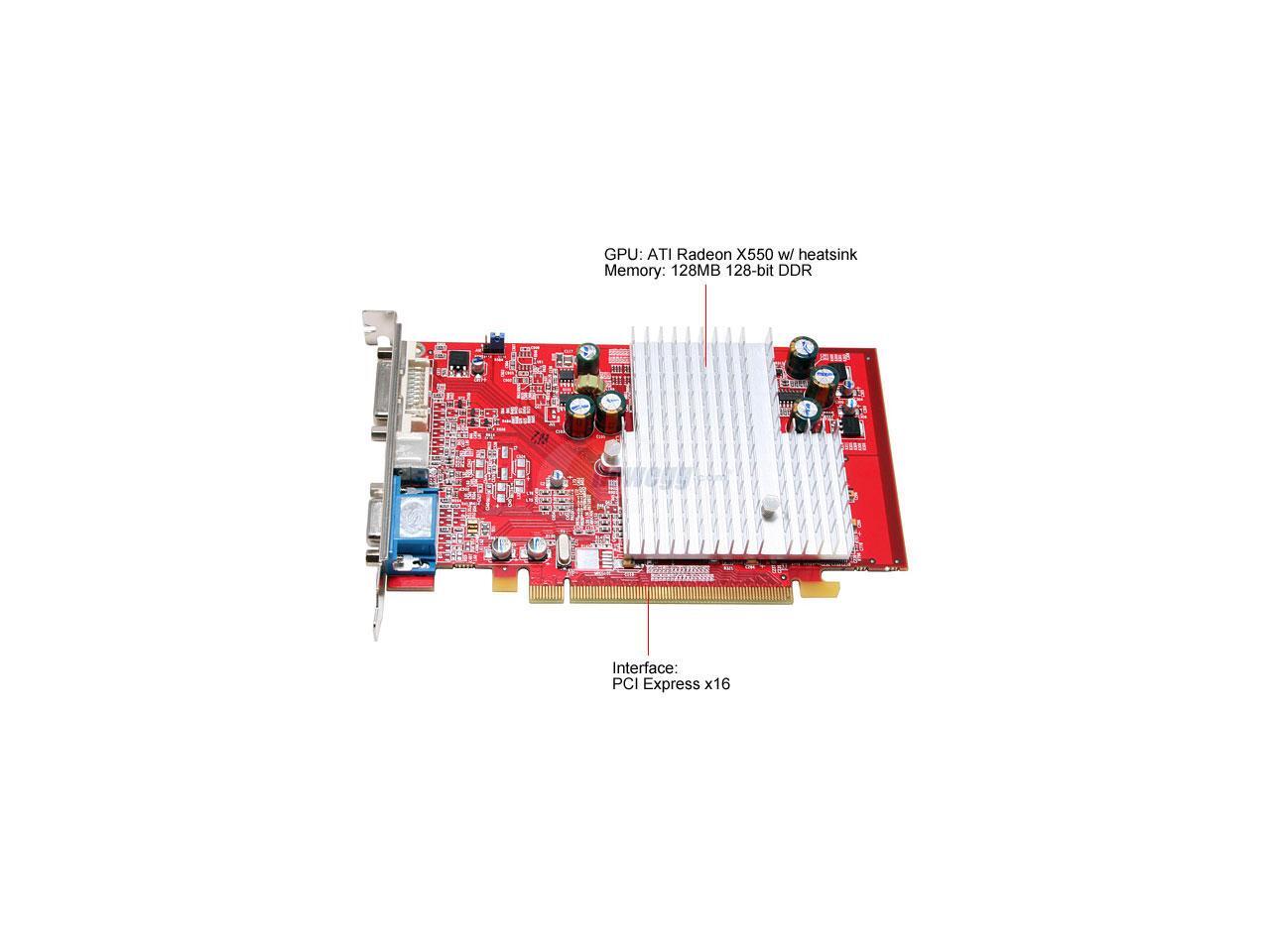 SAPPHIRE Radeon X550 Video Card 100118L-RD - Newegg.com