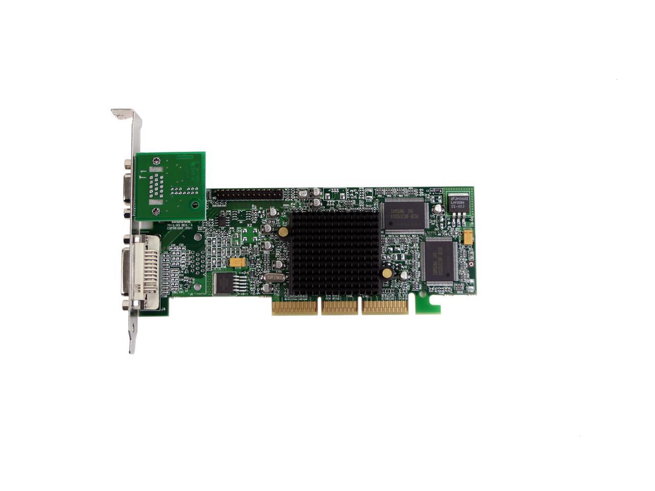 Matrox G550 G55+MDHA32DR 32MB 64-bit DDR AGP 4X/8X Workstation Video ...