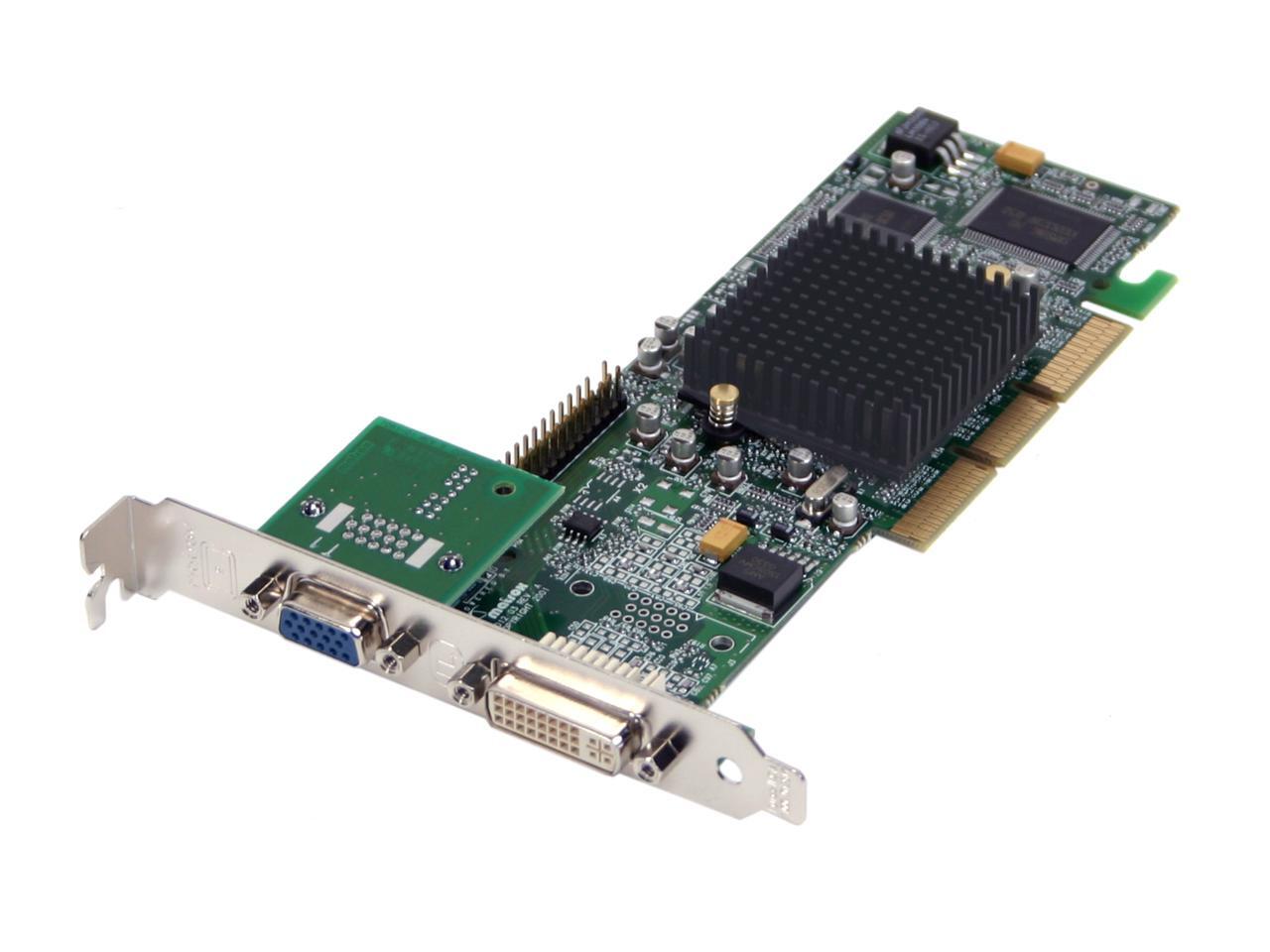 Matrox G550 G55+MDHA32DR 32MB 64-bit DDR AGP 4X/8X Workstation Video ...