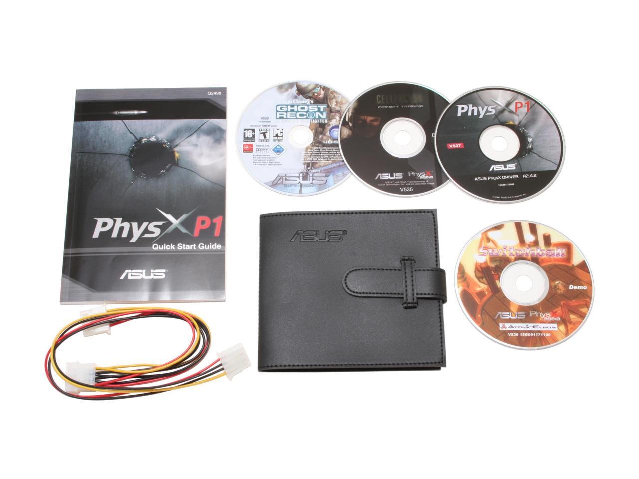 ASUS PhysX Processing Unit PhysX P1 Ghost Recon Edition Physics Card ...