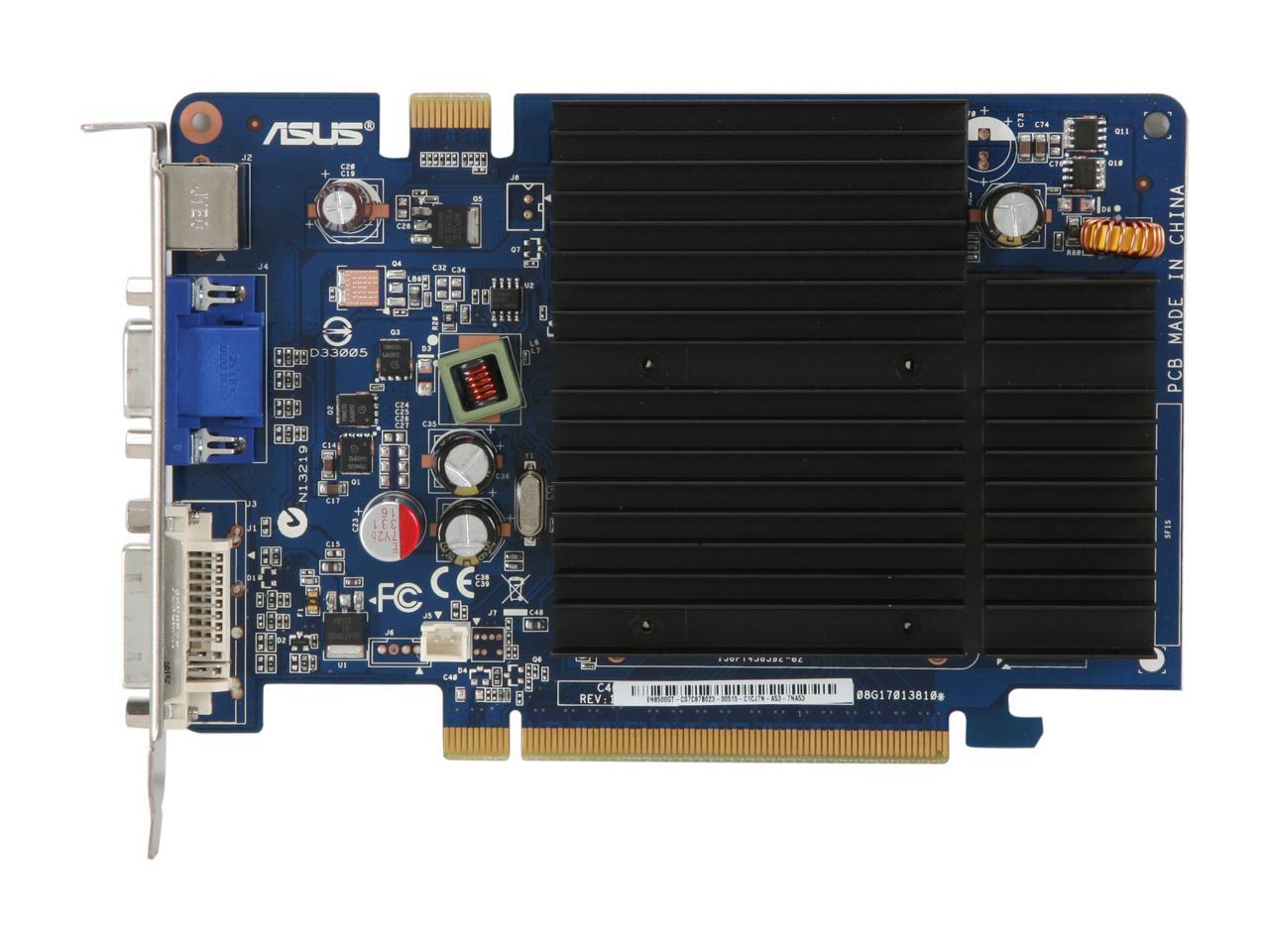 ASUS GeForce 8500 GT Video Card EN8500GT SILENT MAGIC/HTP/512M - Newegg.ca