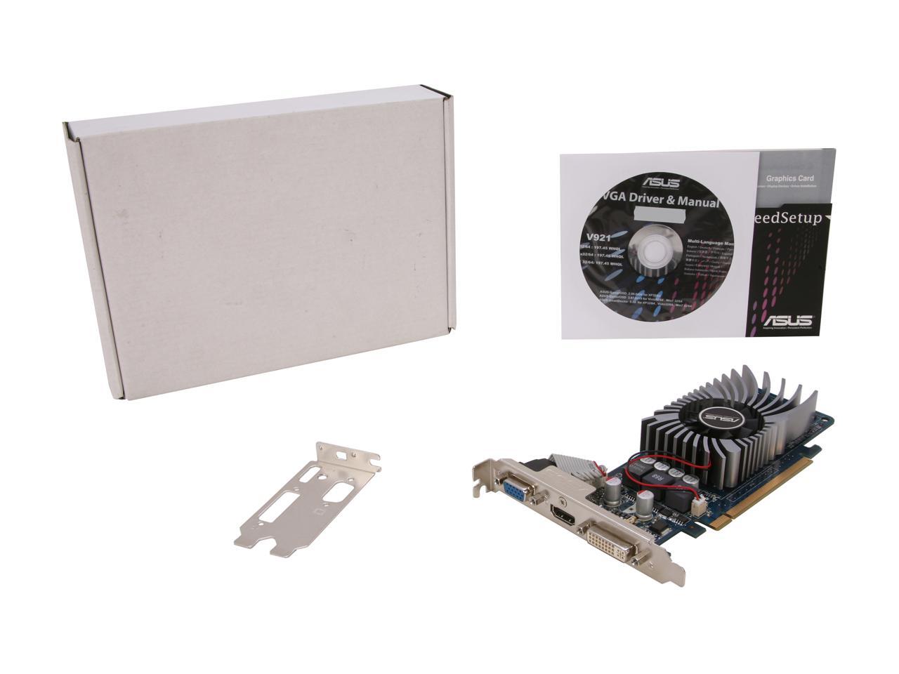 Refurbished: ASUS GeForce GT 220 Video Card ENGT220/DI/1GD2(LP)/V2 - Newegg.com