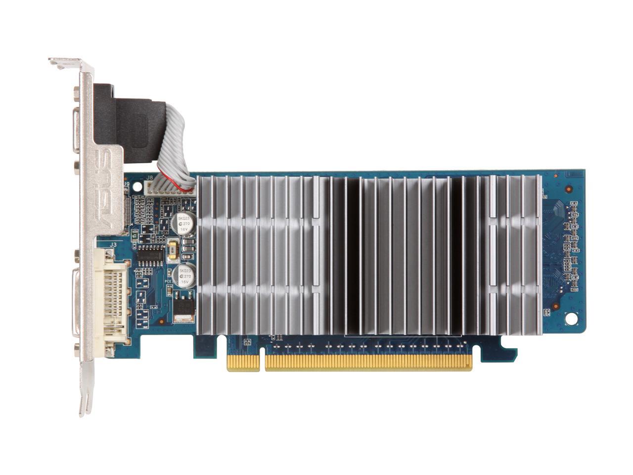 Refurbished: ASUS GeForce 210 Video Card EN210 SILENT/DI/512MD2/LP ...
