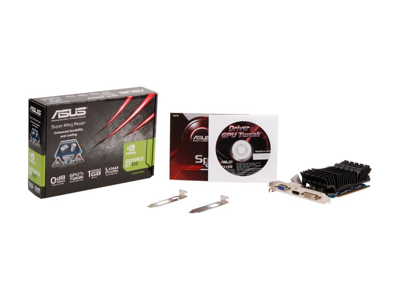 ASUS GeForce GT 610 Video Card GT610-SL-1GD3-L - Newegg.ca