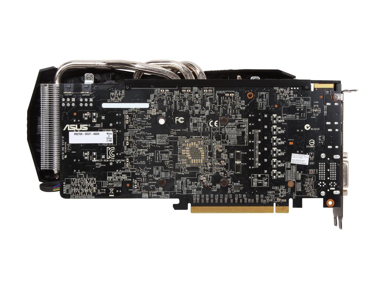 ASUS DirectCU II Radeon R9 270X Video Card R9270X DC2T 4GD5 Newegg ca ASUS DirectCU II Radeon R9 270X Video Card R9270X DC2T 4GD5 Newegg ca