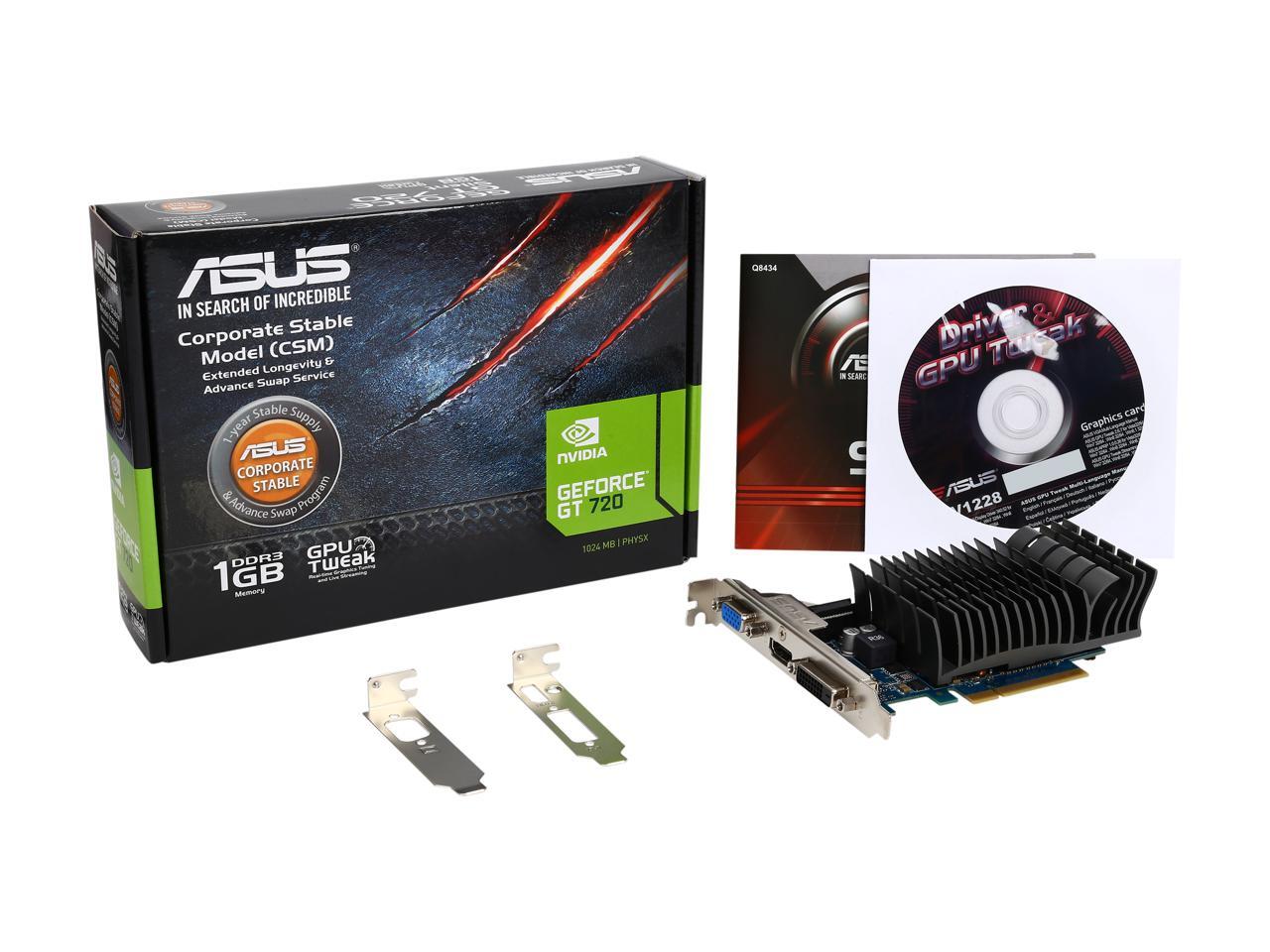 ASUS GeForce GT 720 Video Card GT720-1GD3/CSM - Newegg.com