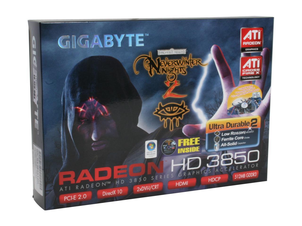 GIGABYTE Radeon HD 3850 Video Card GV-RX385512H - Newegg.com