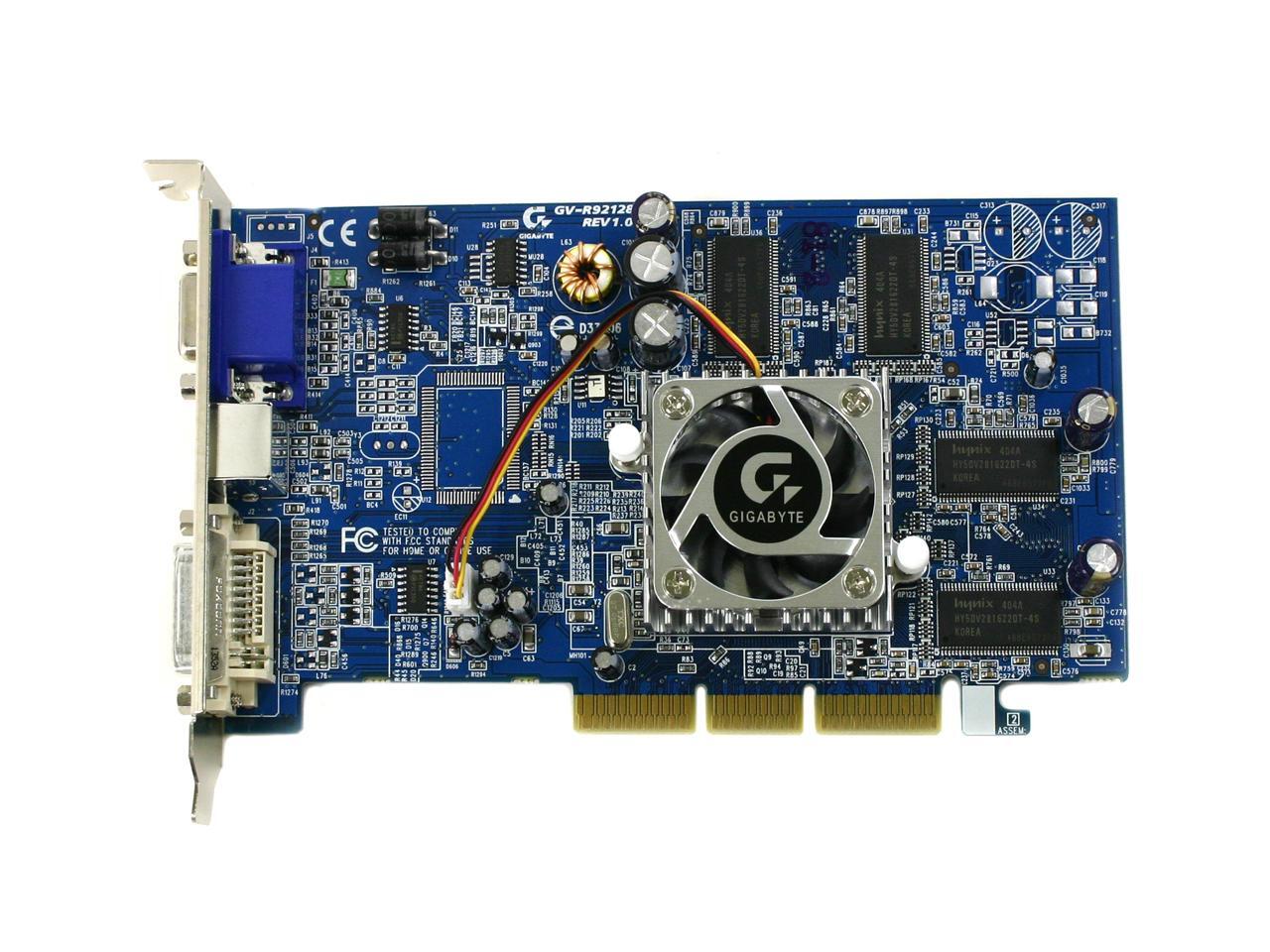 GIGABYTE Radeon 9200 Video Card GV-R92128DH - Newegg.com