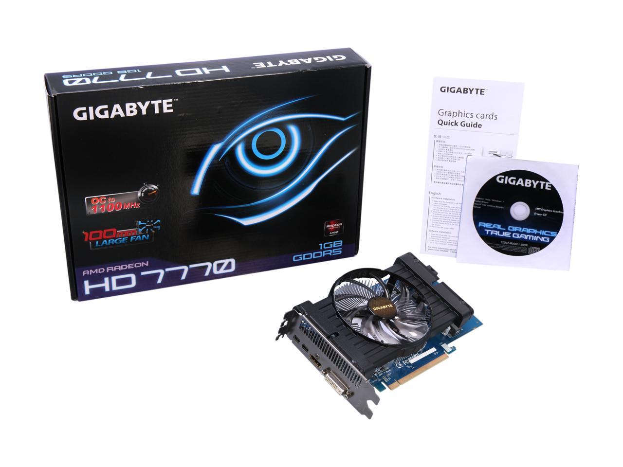 GIGABYTE Radeon HD 7770 Video Card GV-R777OC-1GD - Newegg.com