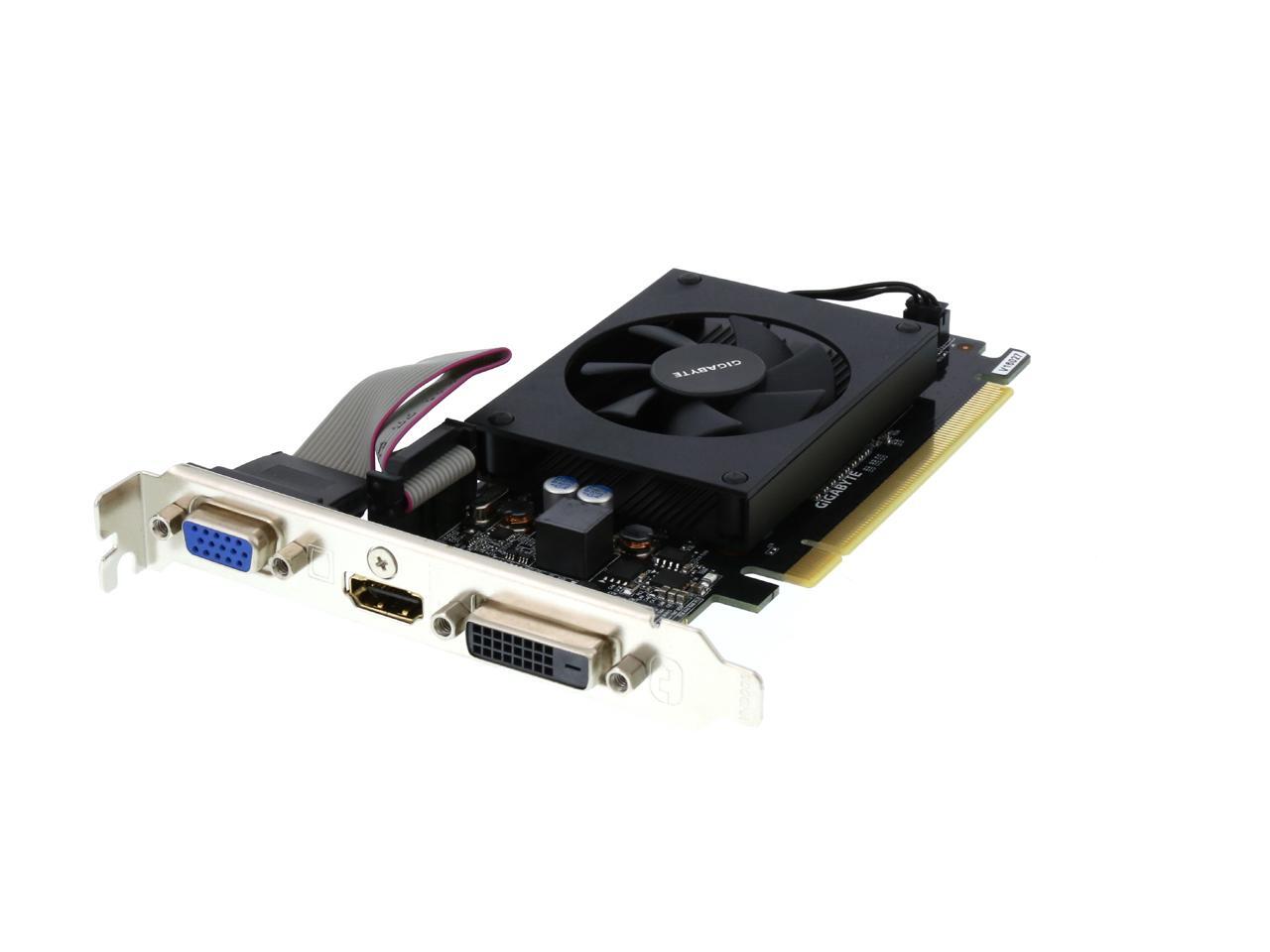 GIGABYTE GeForce GT 710 DirectX 12 GV-N710D3-2GL REV2.0 Video Card ...