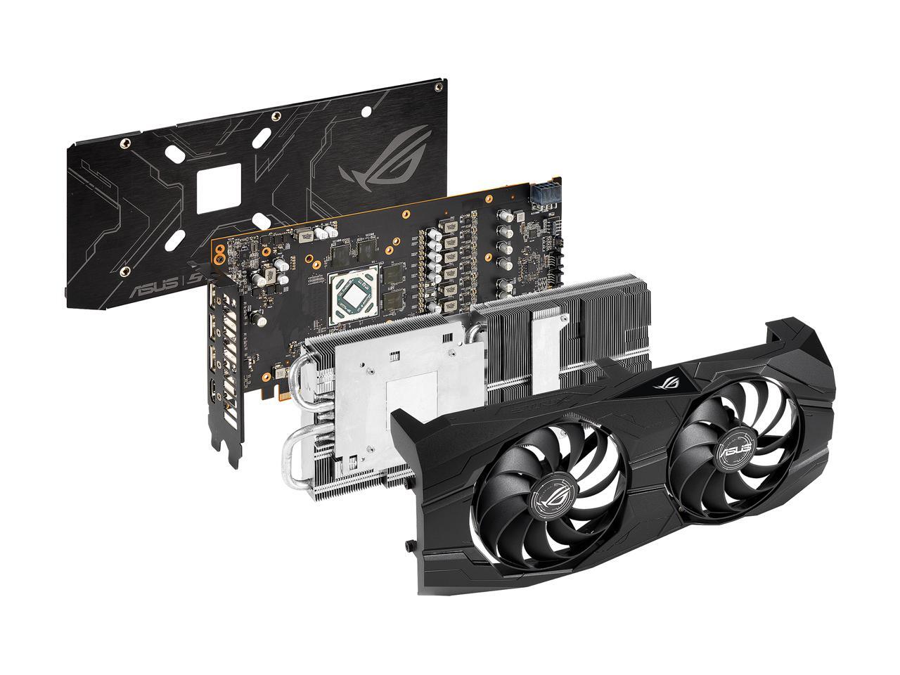 ASUS ROG Strix Radeon RX 5500 XT Video Card ROG-STRIX-RX5500XT-O8G ...
