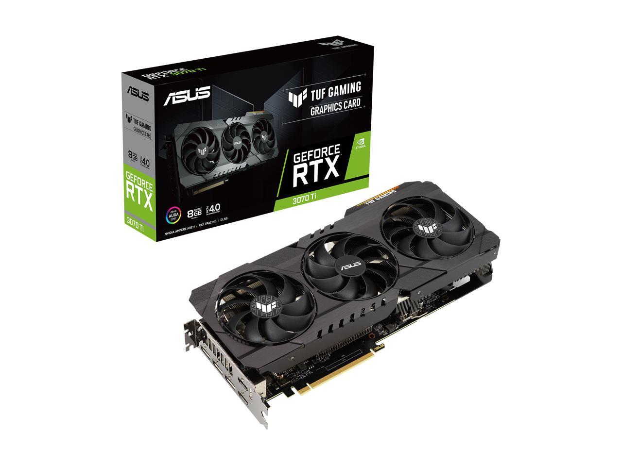 ASUS TUF Gaming GeForce RTX 3070 Ti Video Card TUF-RTX3070TI-8G-GAMING ...