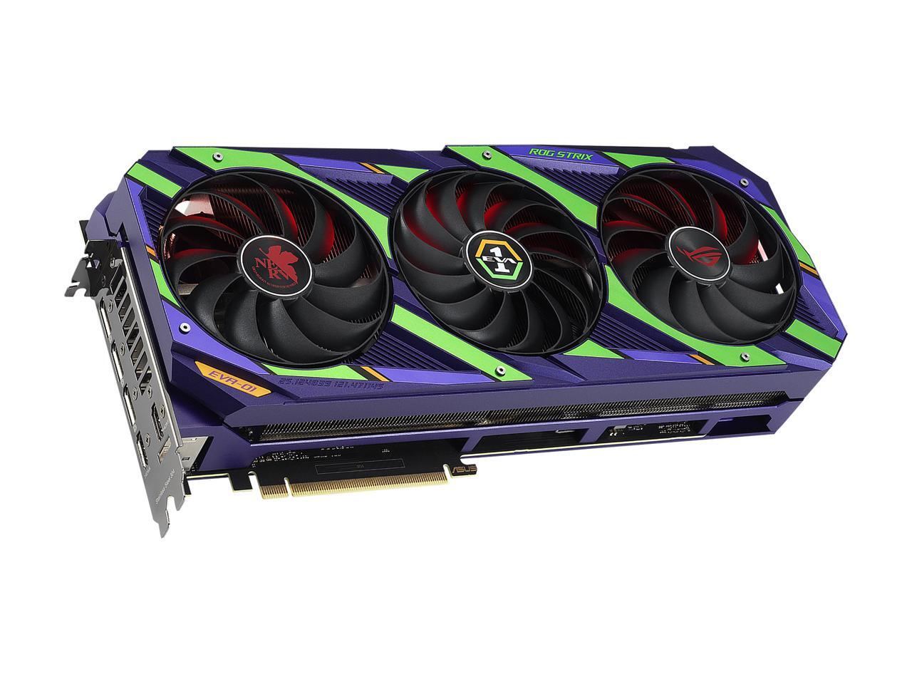 ASUS ROG Strix NVIDIA GeForce RTX 3080 OC EVA EDITION Gaming Graphics ...