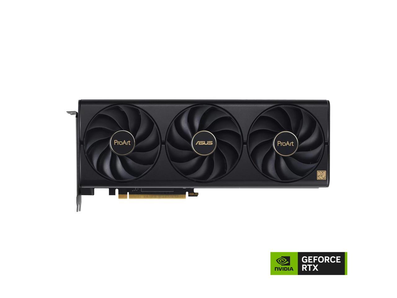 ASUS ProArt GeForce RTX 4070 Ti 12GB OC Edition GDDR6X Graphics Card ...